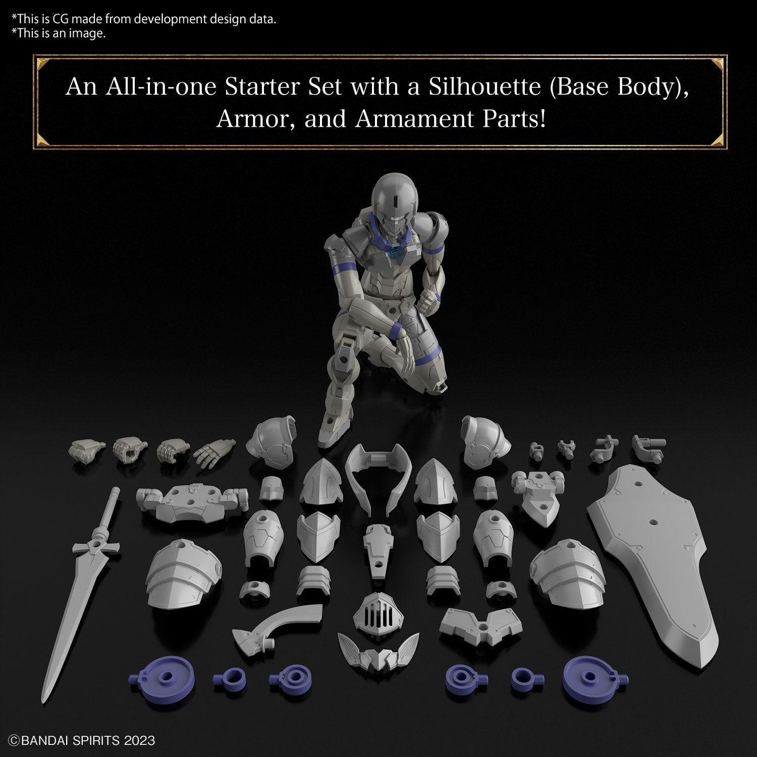 Bandai Hobby 30MF LIBER KNIGHT – Gundam Extra-Your BEST Gunpla Supplier