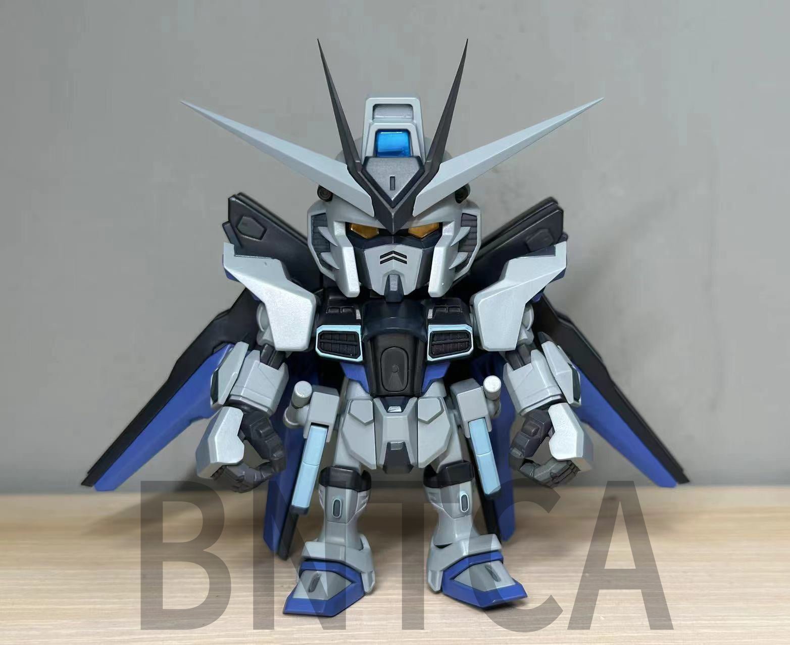 Bandai BNESH Q MSV QMSV Mini Strike Freedom Gundam & ∞ Justice Gundam ...