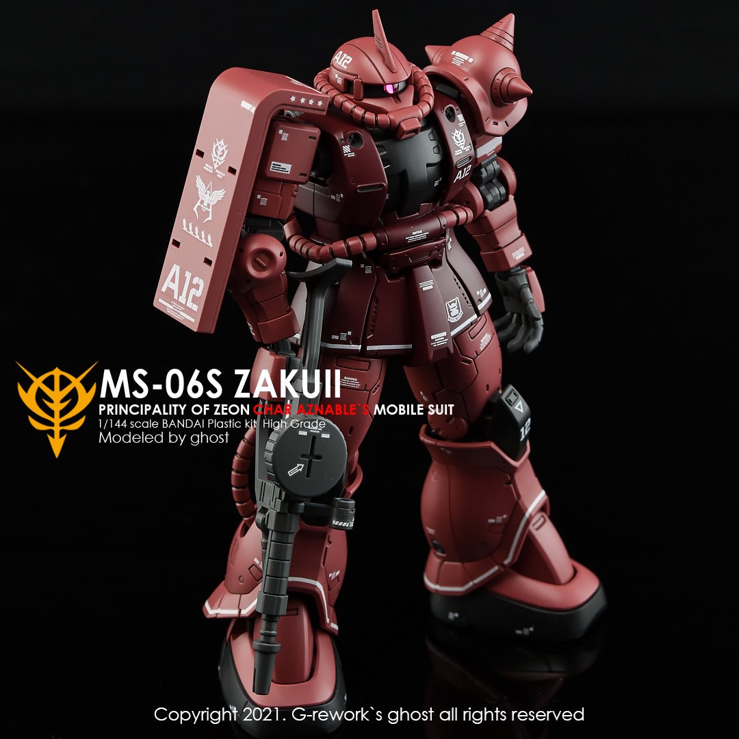 G-Rework [HG] ORIGIN MS-06S ZAKU II ( CHAR AZNABLE) – Gundam Extra-Your ...