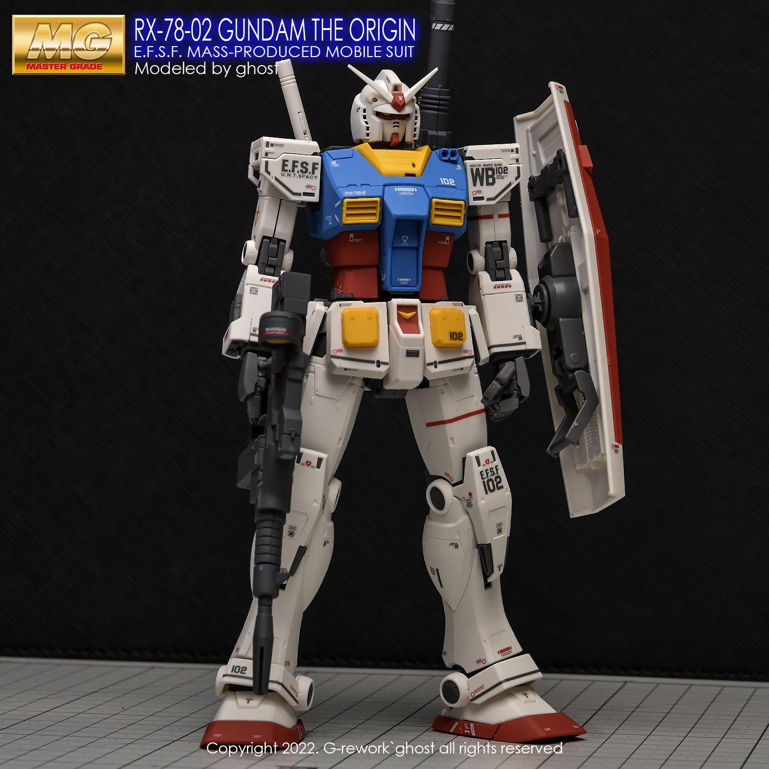 G-Rework [MG] THE ORIGIN GUNDAM (decal v2.0) – Gundam Extra-Your BEST ...