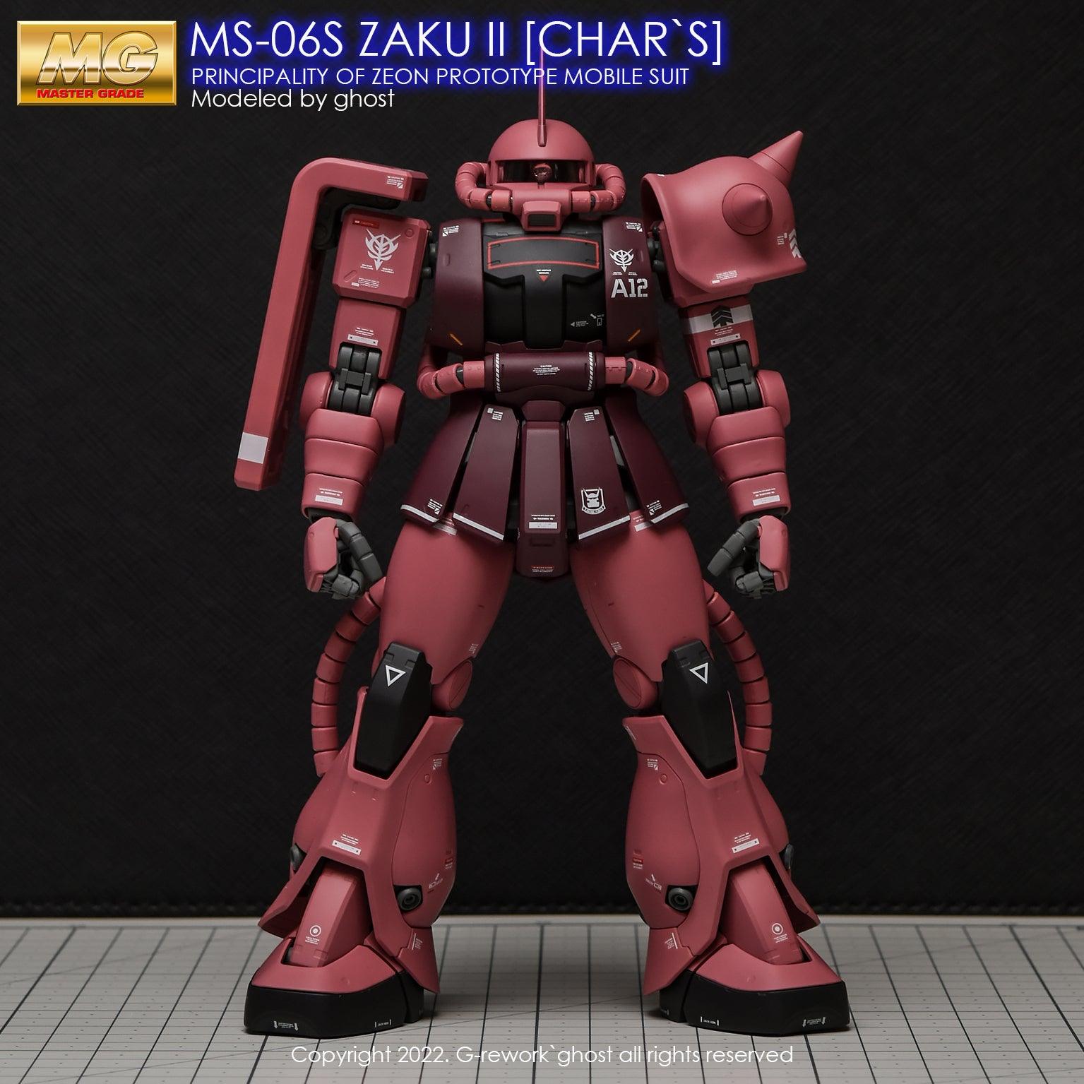 G-Rework [MG] ZAKU2 2.0 CHAR(decal v2.0) – Gundam Extra-Your BEST ...