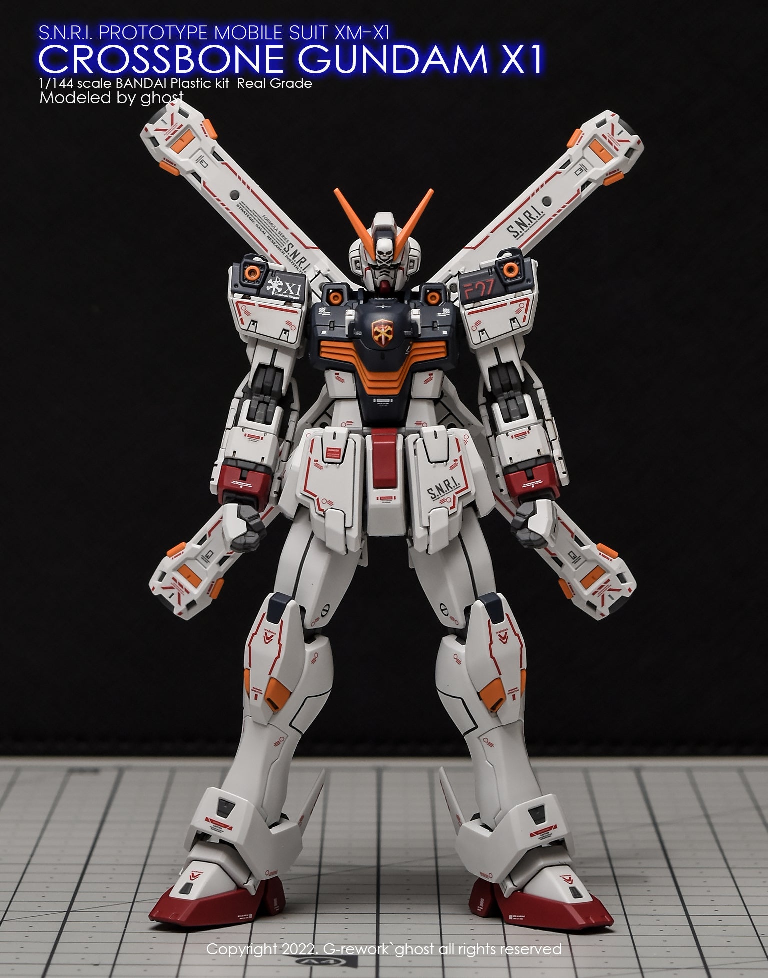 G-Rework [RG] CROSSBONE GUNDAM X1 – Gundam Extra-Your BEST Gunpla Supplier