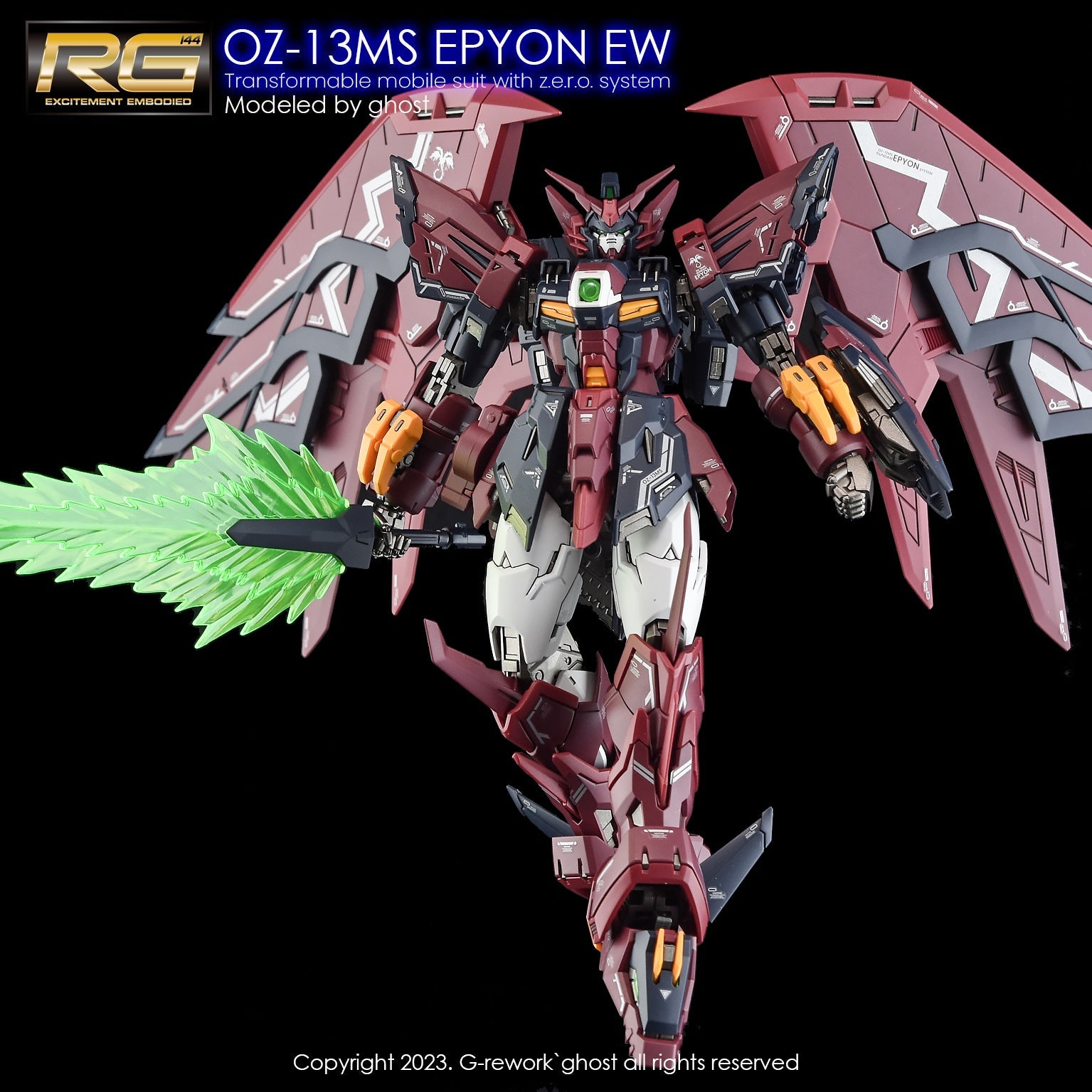 G-Rework [RG] EPYON Water Decal – Gundam Extra-Your BEST Gunpla Supplier