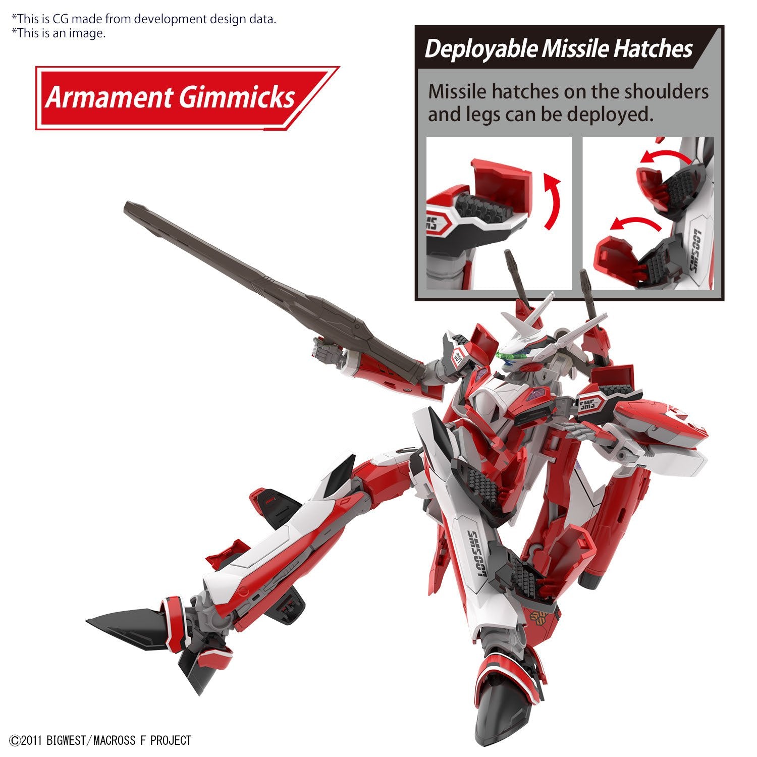 Bandai Hobby HG YF-29 Durandal Valkyrie (Alto Saotome Use) Macross Fro ...