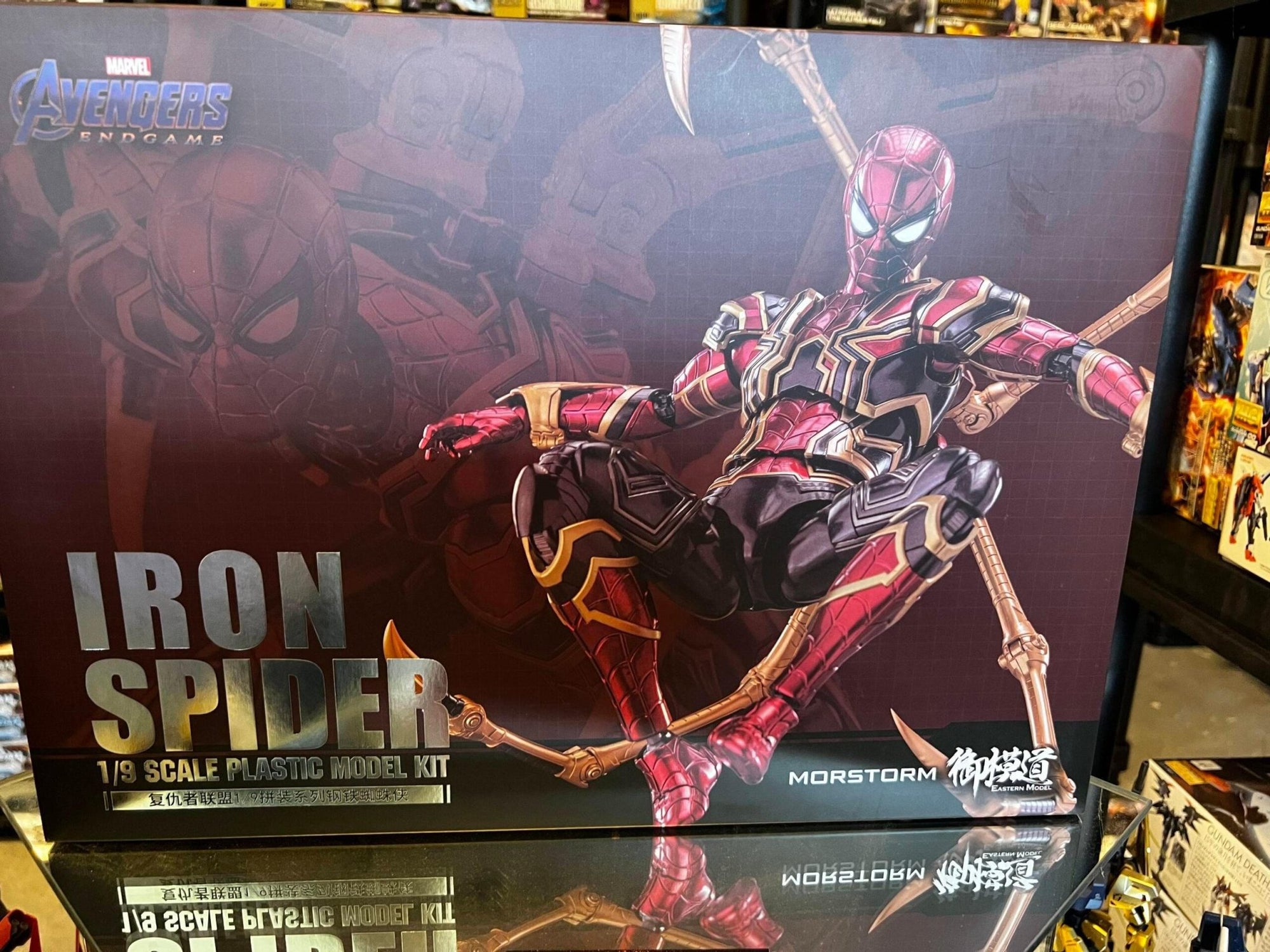 Morstorm x Eastern Model 1:9 Scale Iron Spider Plamo Deluxe Ver ...